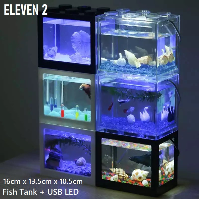 Akuarium Ikan Blok Lego Saiz Besar Untuk Ikan Betta / Guppy / Udang ...