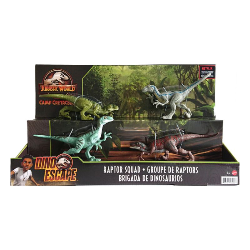 Jurassic World Camp Cretaceous Raptor Squad | Shopee Malaysia