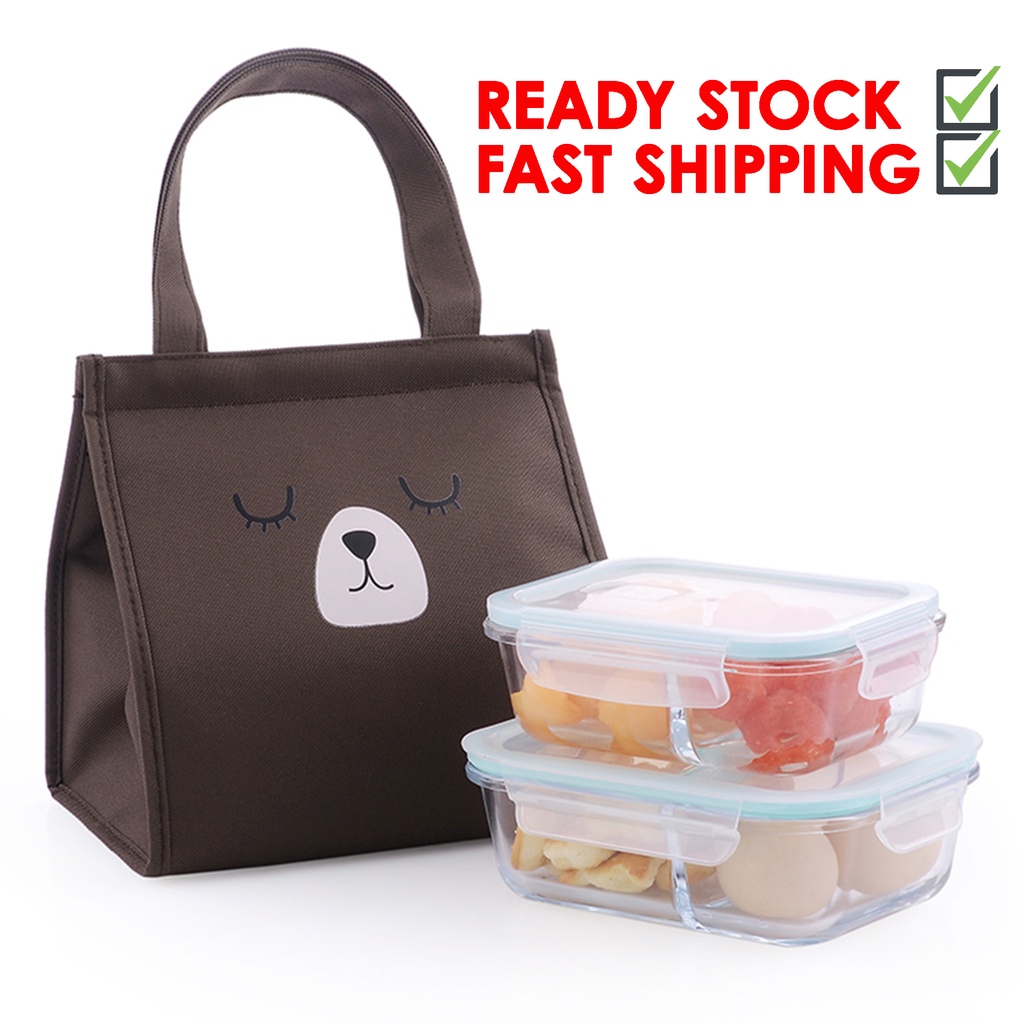 BEG BEKAL MAKANAN INSULATED LUNCH BAG THERMAL COOLER LUNCH FOOD BAG (SL ...