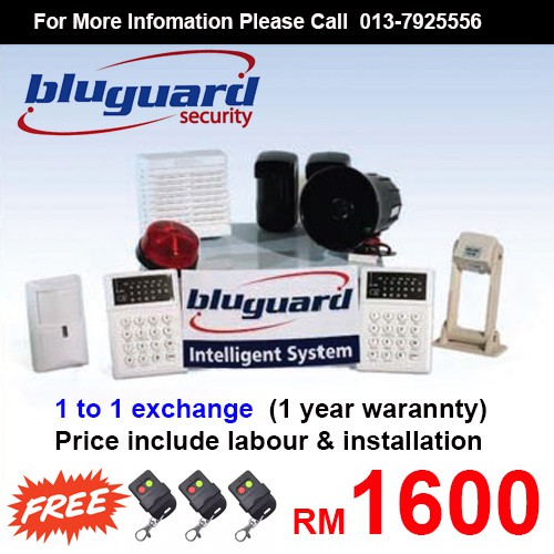 Bluguard Alarm System For Home / Office ( Include Installation ) **JB ...