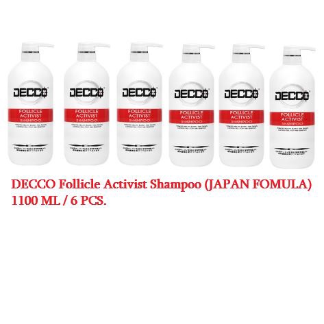 DECCO Follicle Activist Shampoo (JAPAN FOMULA) 1000 ML/6 pcs. | Shopee ...