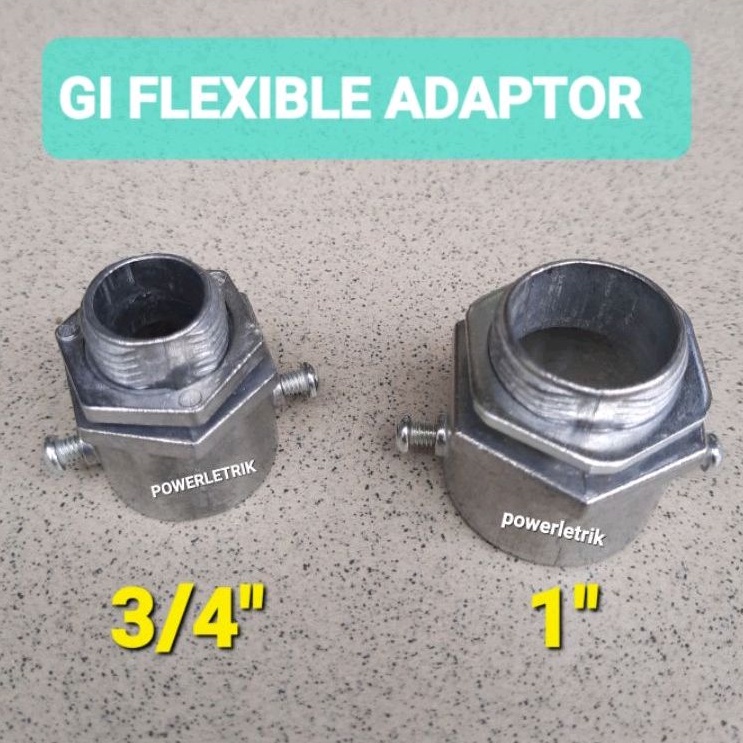 *READY STOCK* 3/4"(20MM) & 1"(25MM) GI FLEXIBLE ADAPTOR | Shopee Malaysia