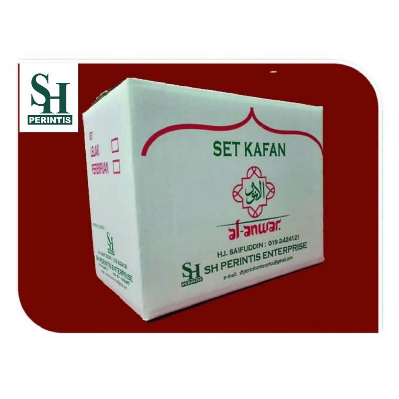 Set Pengurusan Jenazah /Kain Kafan Dewasa (1 Order Max 6set) | Shopee ...