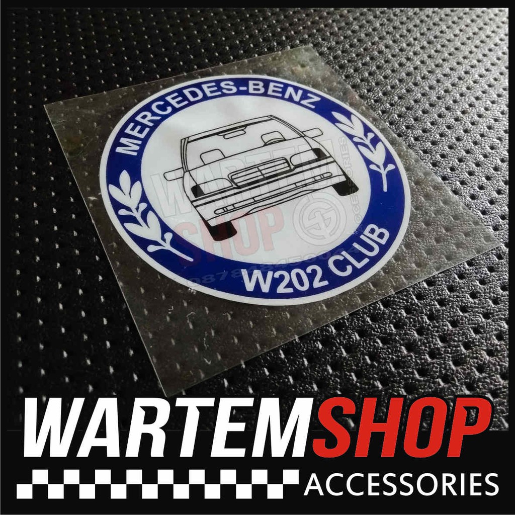 BEST ON STICKER Mercedes-Benz W202 (Deep Stickon Stickers) | Shopee ...