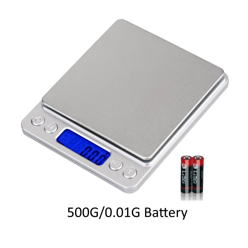 500g 0.01g Electronic Jewellery Balance Scale High Precision Digital ...