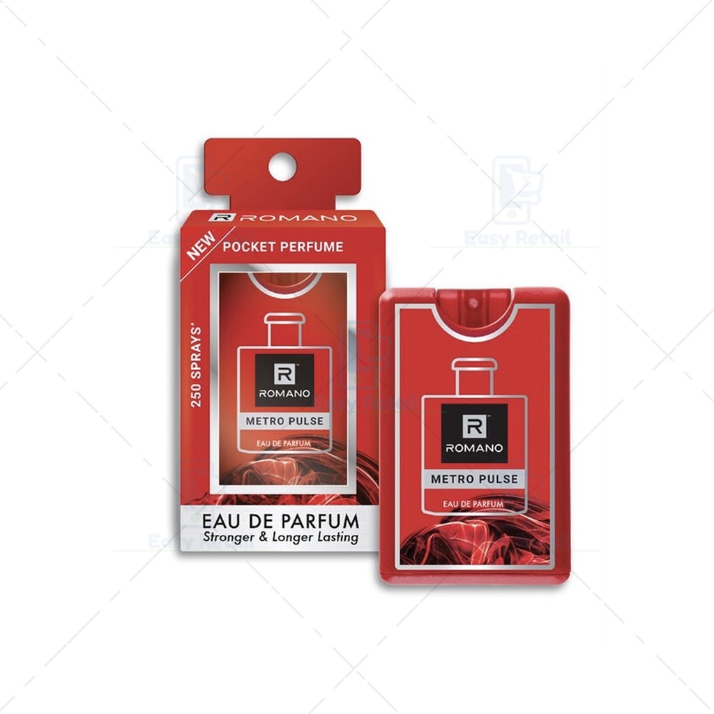 Romano Pocket EDP / Parfum / Perfume 18ml ( Force / Classic / Prestige ...