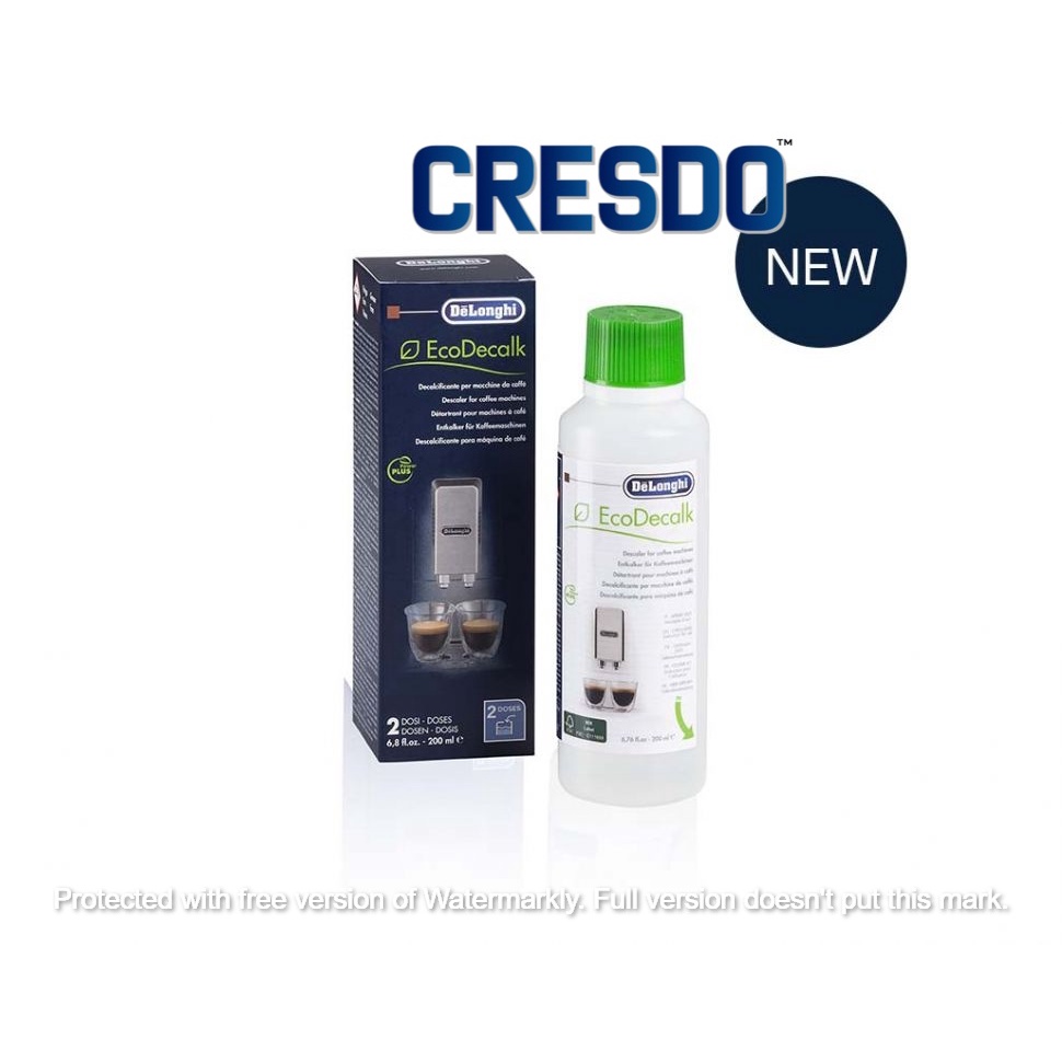Delonghi EcoDecalk Coffee Machine Descaler 200ml Cleaning Solutions ...