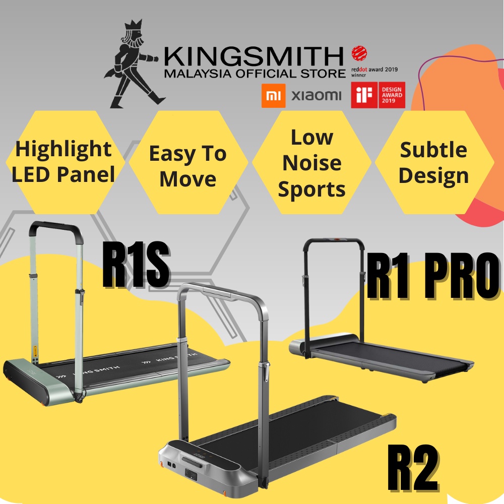 Xiaomi KingSmith R1S/R1 Pro/R2 Foldable Treadmill WalkingPad | Shopee ...