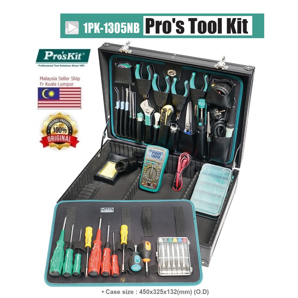 PROSKIT 1PK-1305NB Pro's Tool Kit, NEW MODEL PROSKIT PK-1305NB (NEW ...