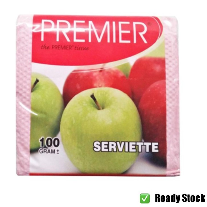 PREMIER Serviette Tissue (100g) | Shopee Malaysia
