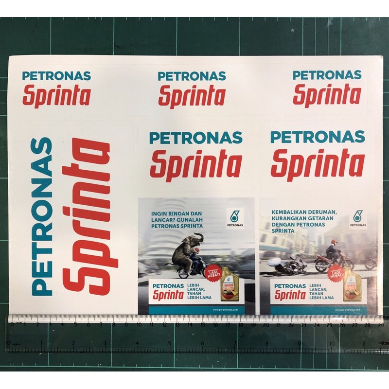 PETRONAS Sprinta Sticker (6 pcs) | Shopee Malaysia