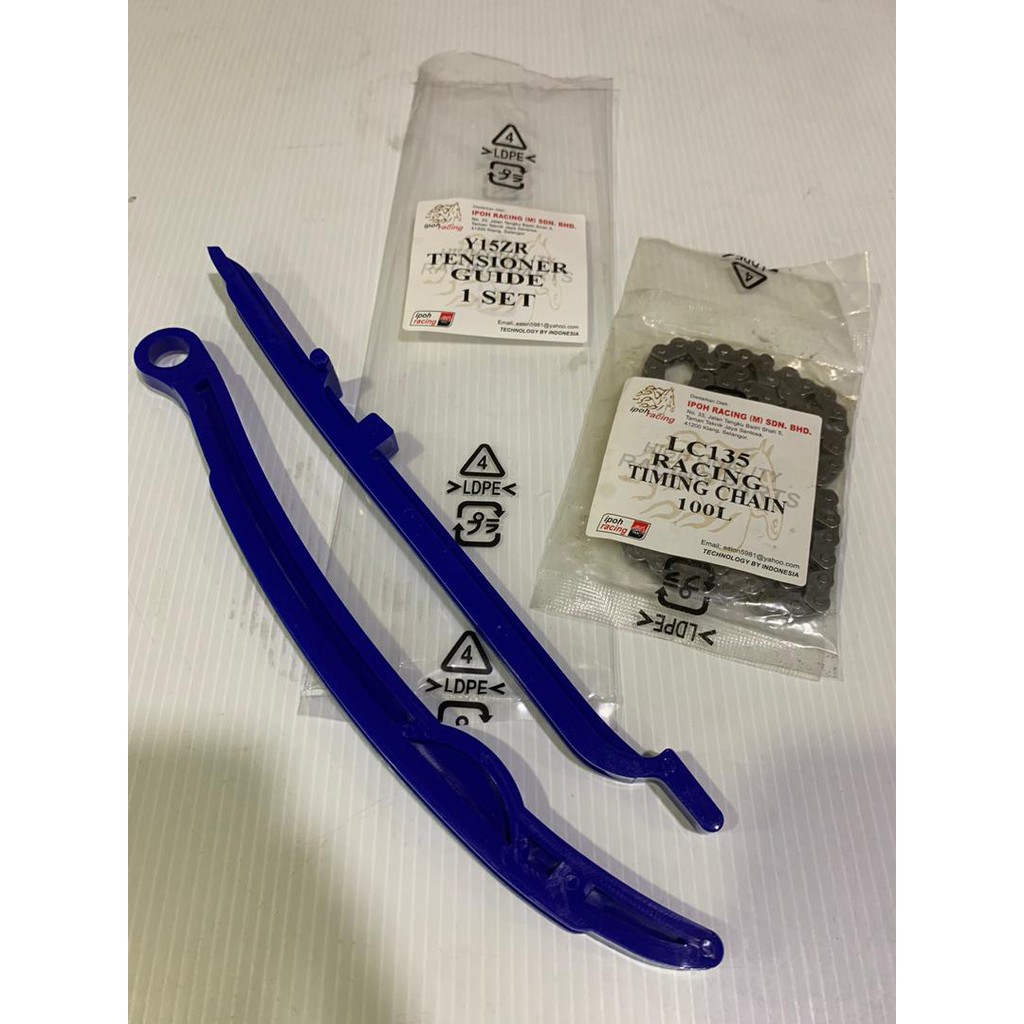 RACING JACK ROD TIMING CHAIN GUIDE / TENSIONER GUIDE STOPPER LC135 ...