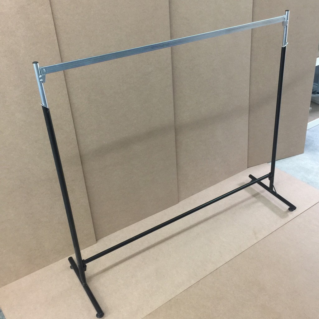 Clothes Stand / Black&Silver L4'ft / Clothes Rack/ Baju Rak / Clothes ...