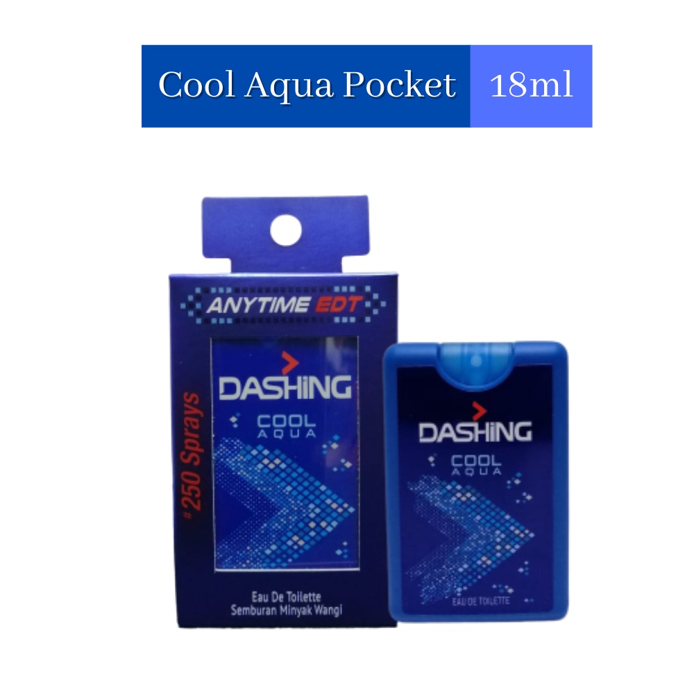 Dashing Anytime EDT Pocket Size(Cool/ Active/ Hattrick/ Ultimate Kick ...