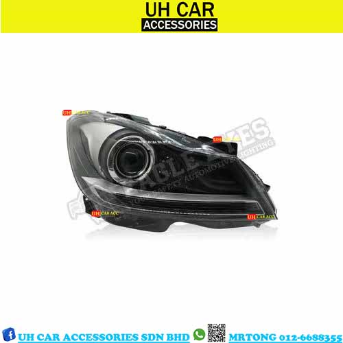 MERC MENZ BENZ W204 2011-2014 FACELIFT LED RUNNING SIGNAL HEADLAMP ...