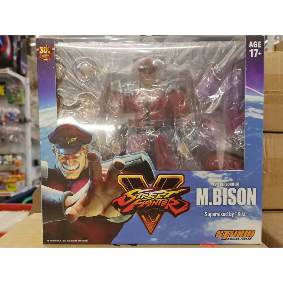 Storm Collectibles Street Fighter V M.Bison : Evil Personified Red 1/12 ...