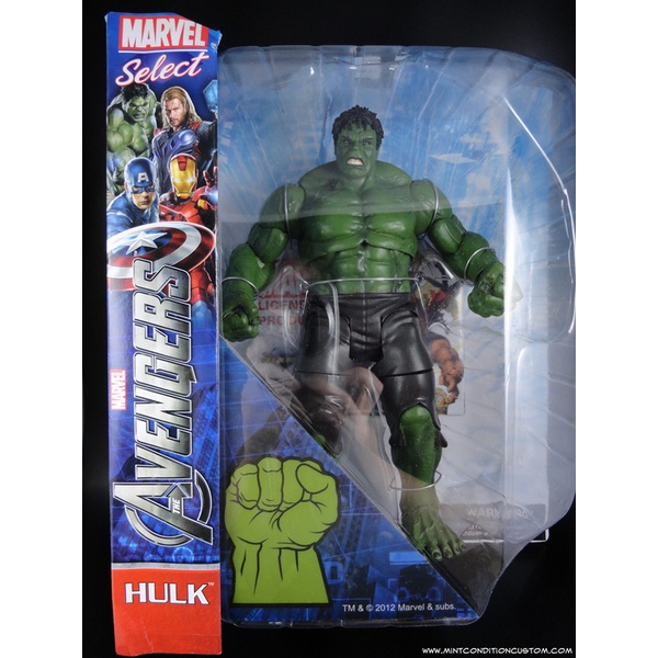 Diamond Select Toys Marvel Select: Avengers Movie Hulk Action Figure ...