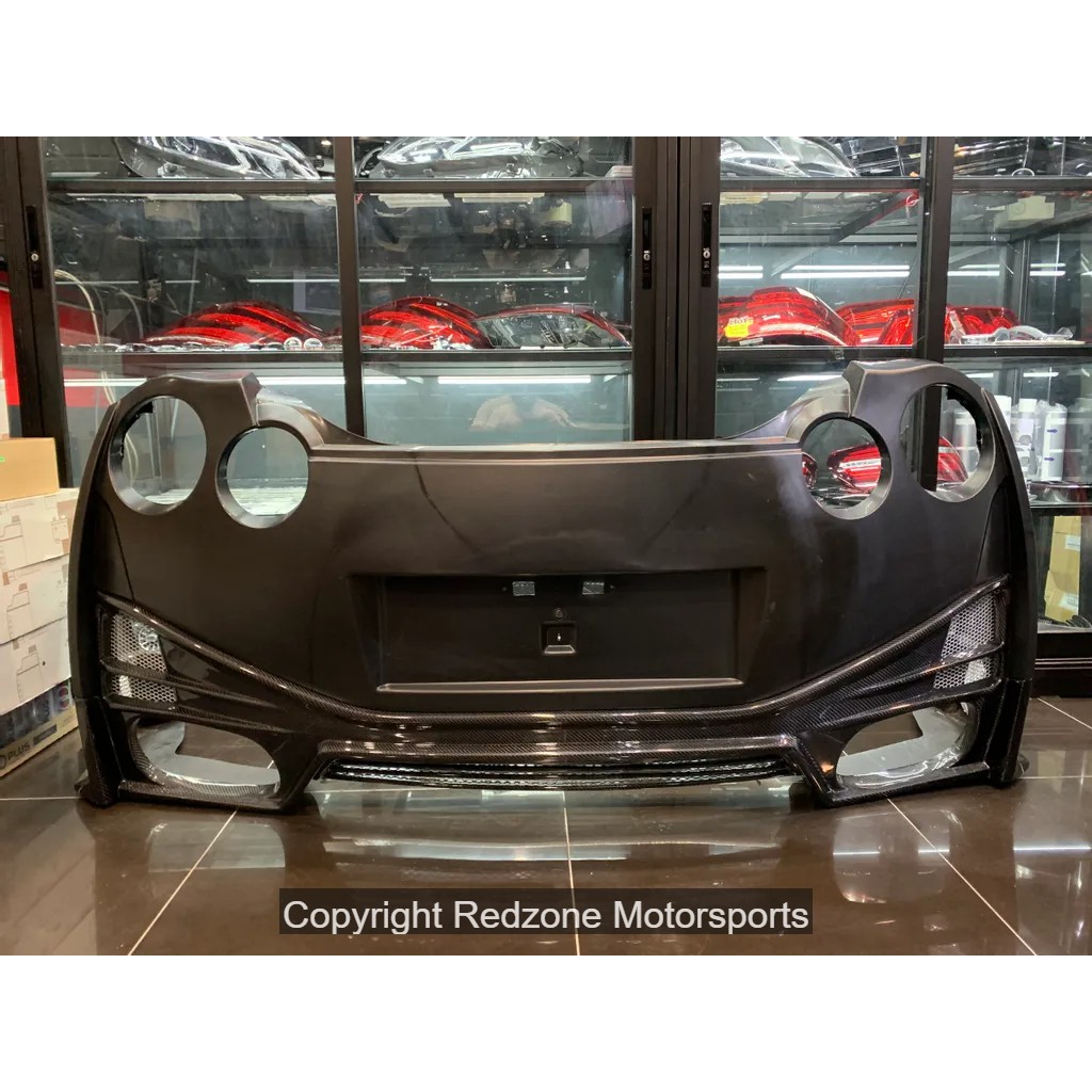 Nissan Skyline R35 Nismo Rear Bumper with carbon fiber diffuser ...