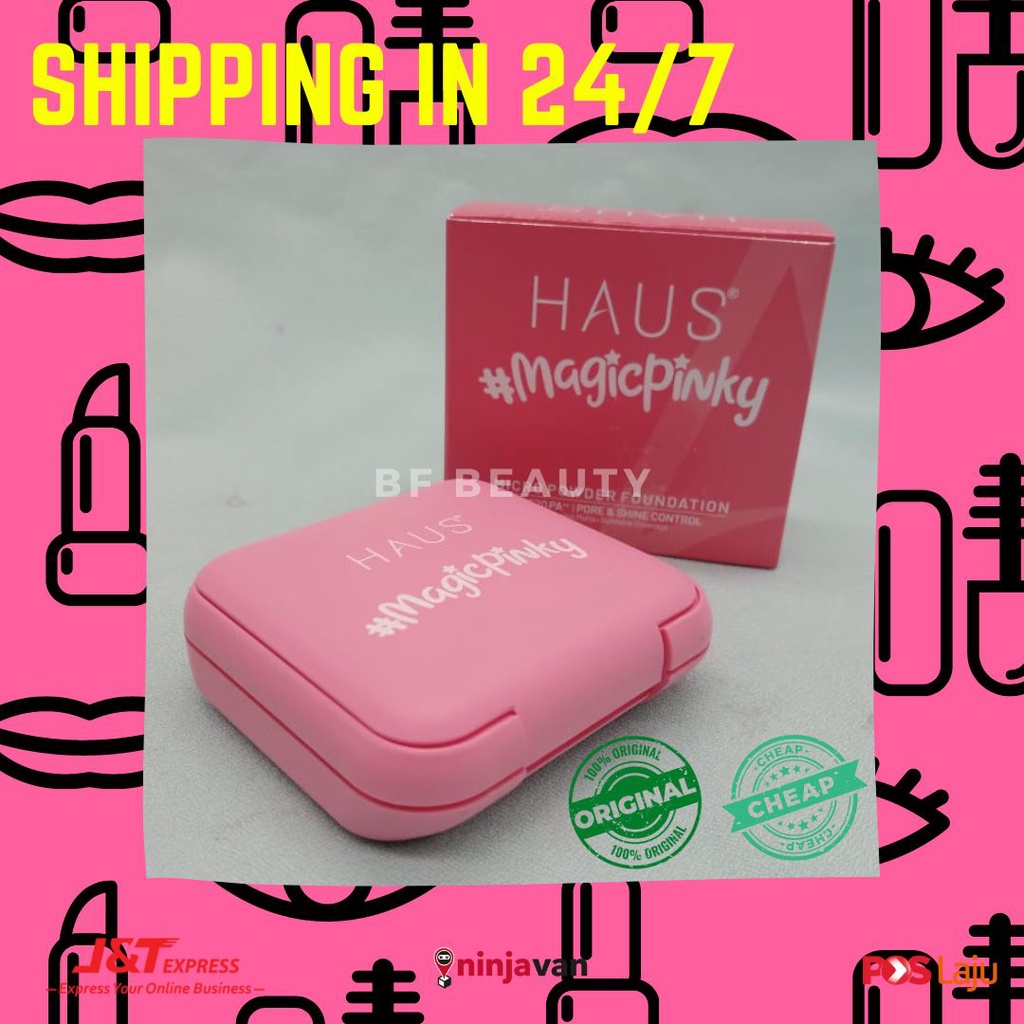 [CRAZY DEALS] HAUS x KINA MAGIC PINKY MICRO POWDER FOUNDATION | Shopee ...