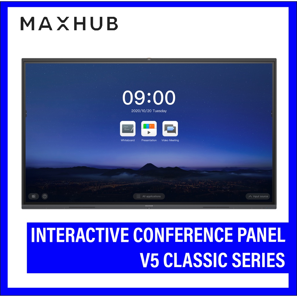 MAXHUB V5 C75FA CLASSIC SERIES INTERACTIVE CONFERENCE PANEL with i5 PC ...