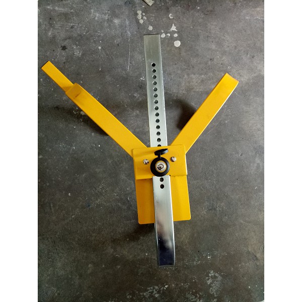 Wheel clamp - Metal Full Face ( Square Plate) Spider Wheel Clamp with ...