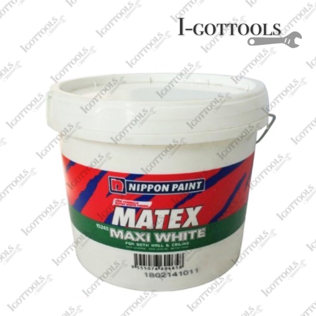 7 Litre Nippon Matex Maxi White Emulsion Paint 15245 - White Color ...