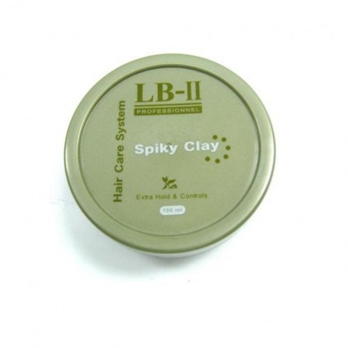 LB-II Spiky Clay 100ml dry wax natural lepas pakai helmet boleh restyle ...