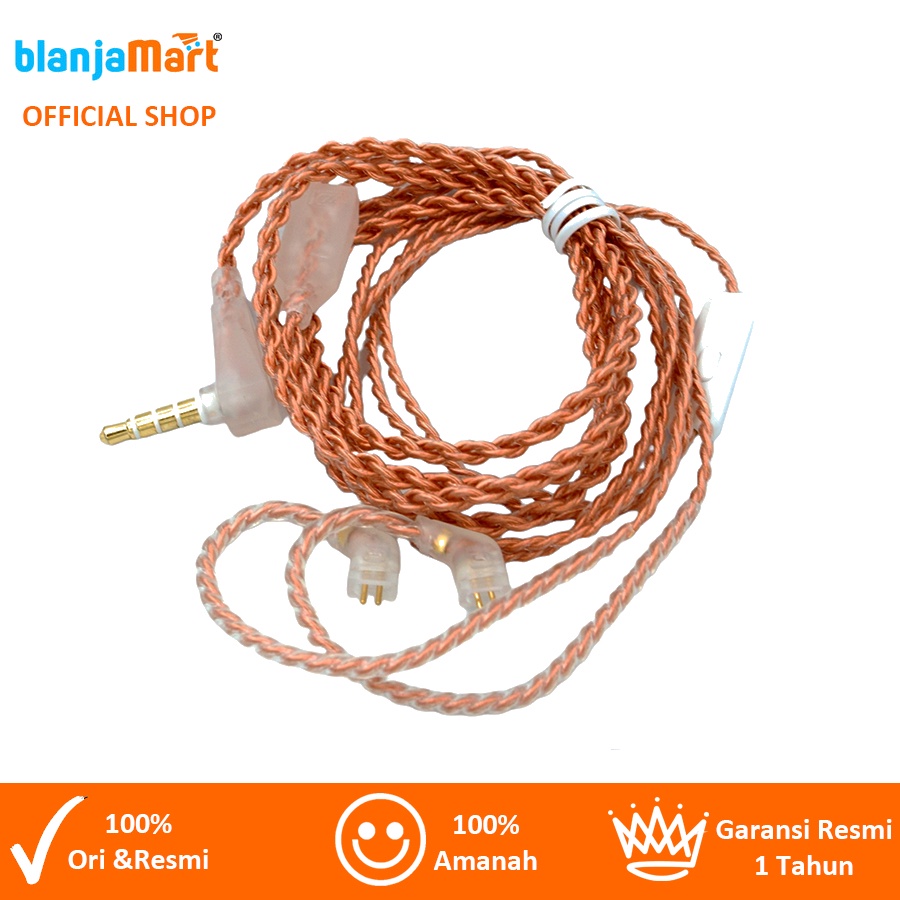 Kz Pink Gold High Purity Copper Cable with Mic Cable KZ ZSN Pro ...