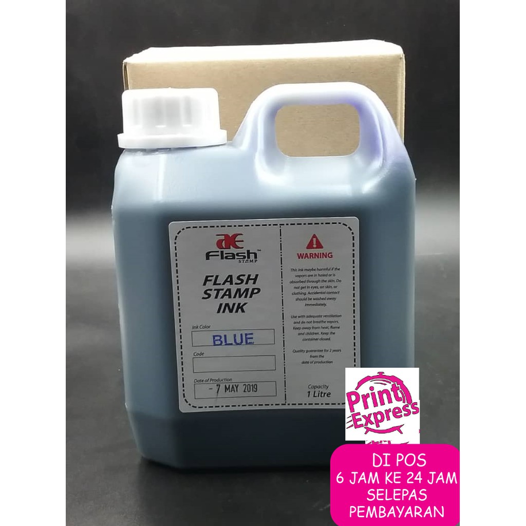 INK FLASH STAMP 1 LITRE ( INK UNTUK COP FLASH) | Shopee Malaysia