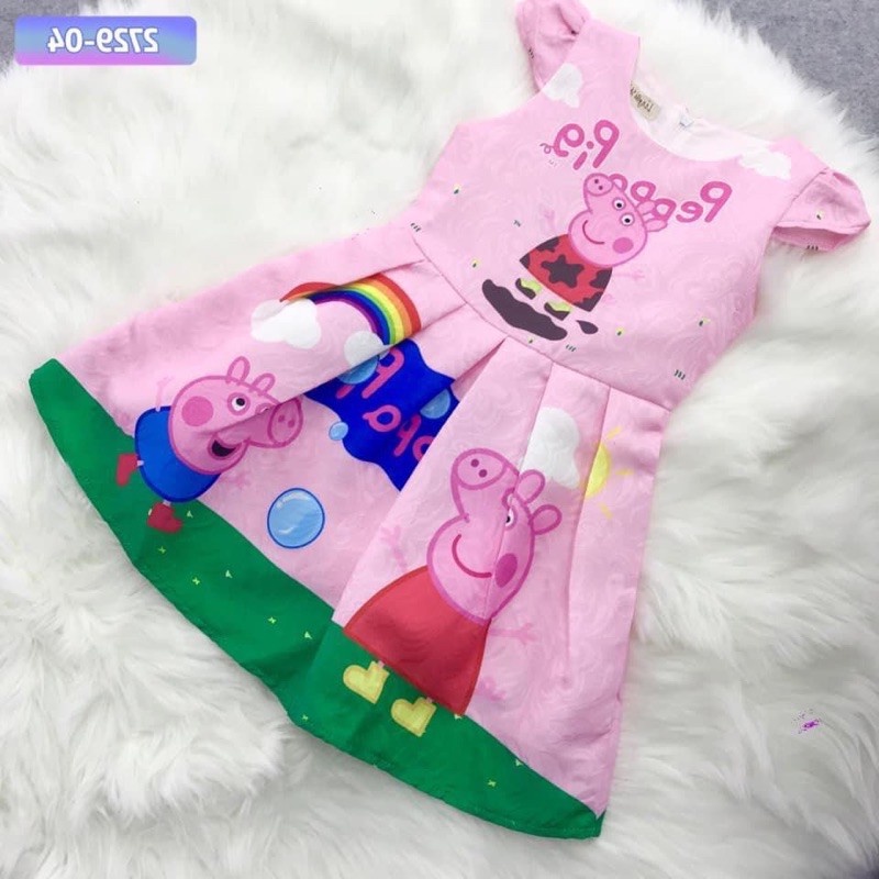 Piggy Dress Girl Cartoon Peggy Gown Pig | Shopee Malaysia