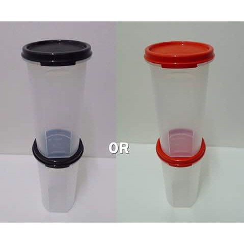 Tupperware Modular Mates ROUND III : 650ml Set of 2 (Black or Red ...