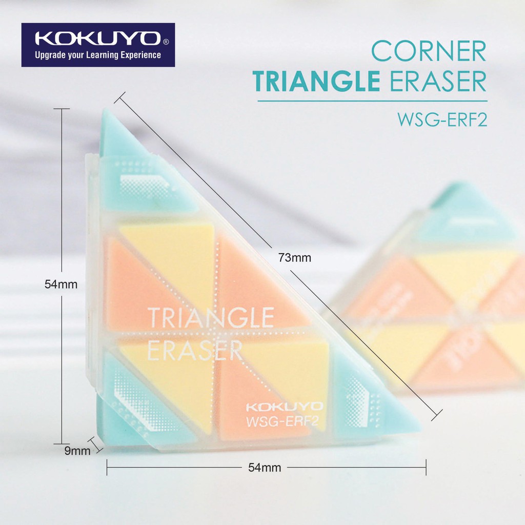 KOKUYO WSG-ERF2 CORNER TRIANGLE ERASER | Shopee Malaysia