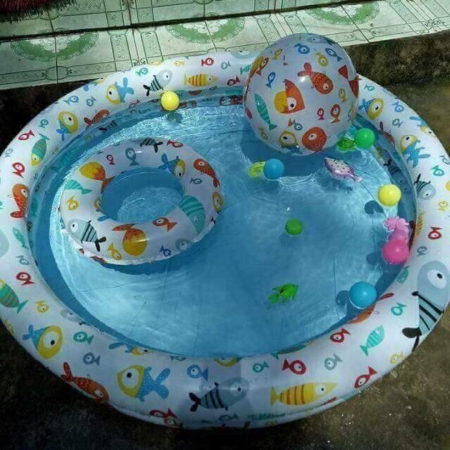 3-detailed SWIMMING POOL FOR KIDS (diameter 1,32m. Height 28cm ...