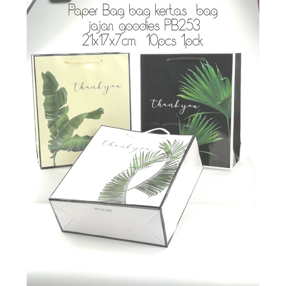 TERKINI !!! Paper ag bag kertas bag jajan goodies PB253 18x21x7cm 10pcs ...