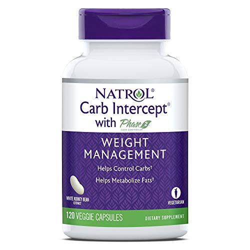 Natrol Carb Intercept with Phase 2 Carb Controller Capsules, From USA ...