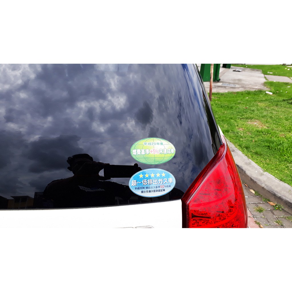 JDM Globe star sticker & parking sticker (for rear windscreen) | Shopee ...