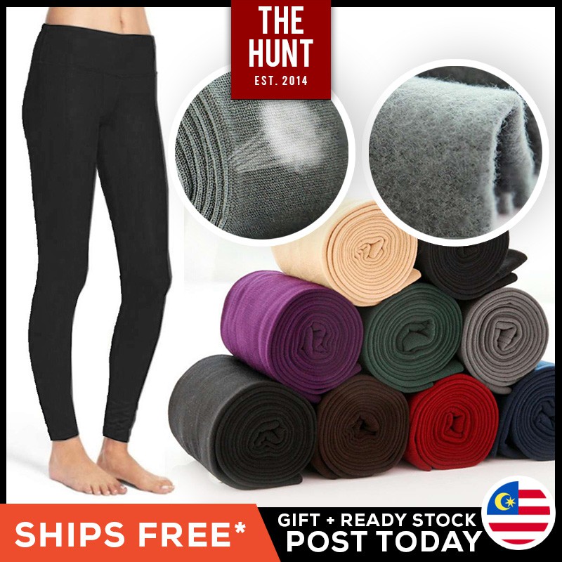 🔥Ready Stock🔥Stretchable Shaping Skinny Leggings Thick Autumn Winter ...