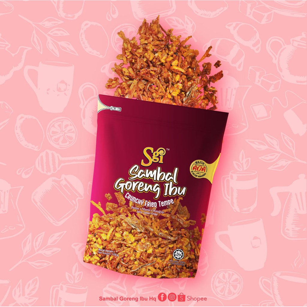 🔥SAMBAL TEMPE BILIS (Sambal Goreng Ibu)🔥 | Shopee Malaysia