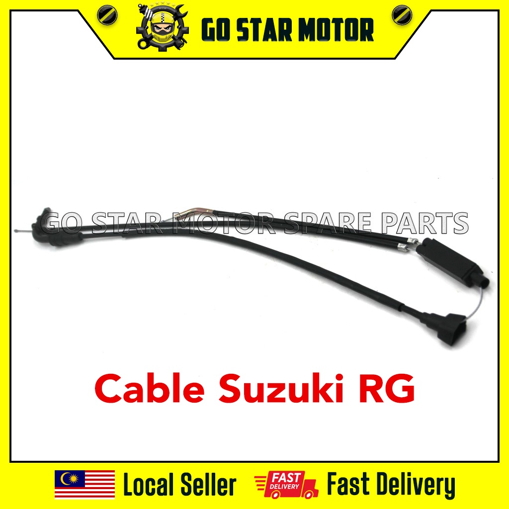 SUZUKI RG RGS RG SPORT RGSPORT RG110 RG110 THROTTLE CABLE / CHOKE CABLE ...
