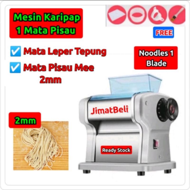 WARRANTY 3 BULAN Mesin Karipap/Mesin Mee, Kerepek, Kuih Tiram, Mee ...