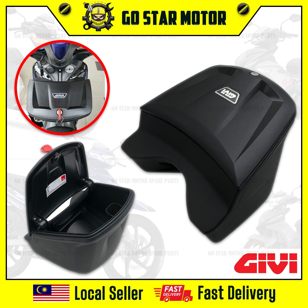 GIVI BOX G10N G12N 10L 12L CENTRE CASE SET WITH FITTING KIT CENTRE BOX ...