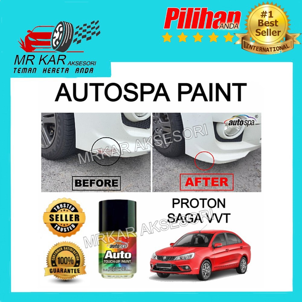 (PAINT ONLY) AUTOSPA PROTON SAGA VVT Touch Up Paint 18ML - 1Bottle ...