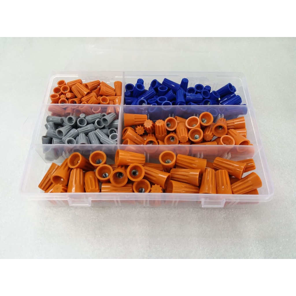 290PC Terminal Electrical Wire Connectors Screw P1 / P2 / P3 / P4 Twist ...