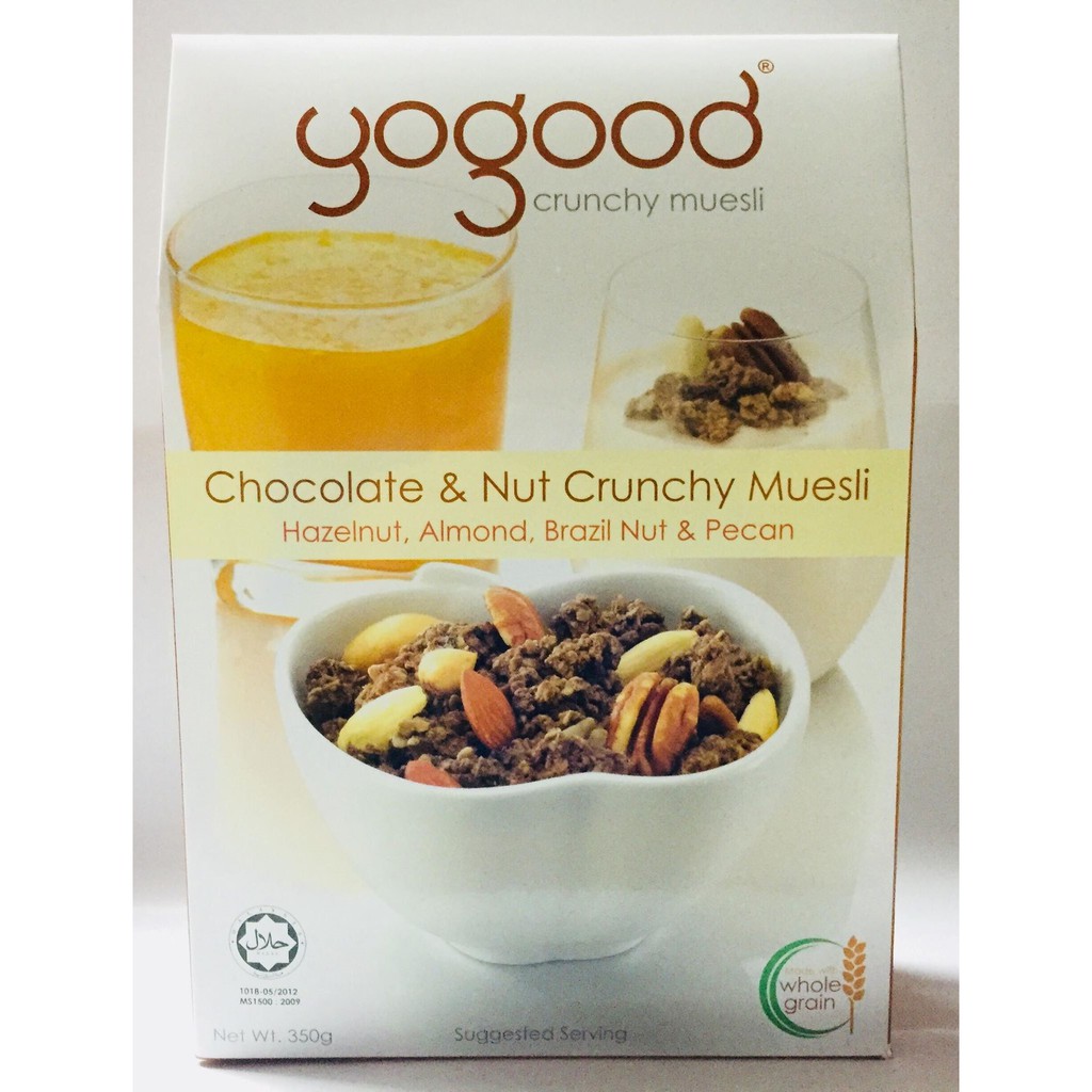 YOGOOD CRUNCHY MUESLI FRUIT, CHOCOLATE, STRAWBERRY & NUT CRUNCHY MUESLI ...