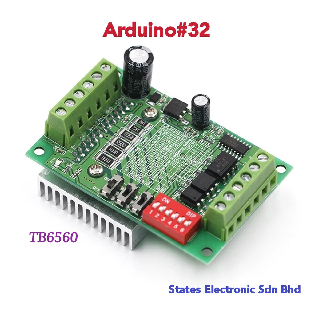 Arduino#32 TB6560 3A CNC Router 1-Axis Driver Board Stepper Motor Module | Shopee Malaysia