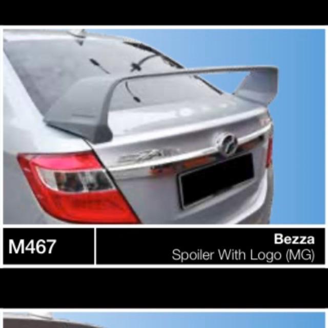 Perodua bezza rear boot trunk spoiler wing lip ducktail gear up mugen ...