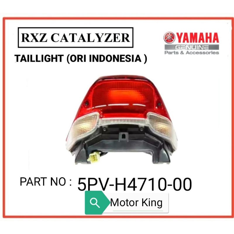 Tail Lamp Light Lampu Belakang Yamaha RXZ CATALYZER / 125 125Z 125ZR ...