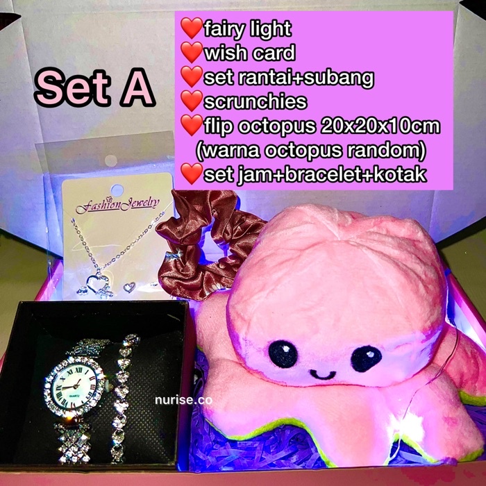 Hadiah hari jadi perempuan birthday gift present women surprise gift ...