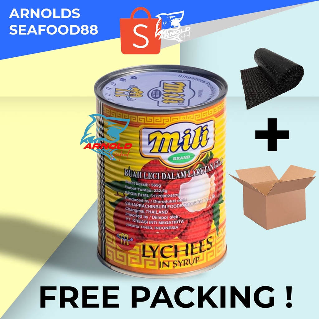 Mili Lychee In Syrup 565 gr / Canned Lychee / Canned Lychee | Shopee ...