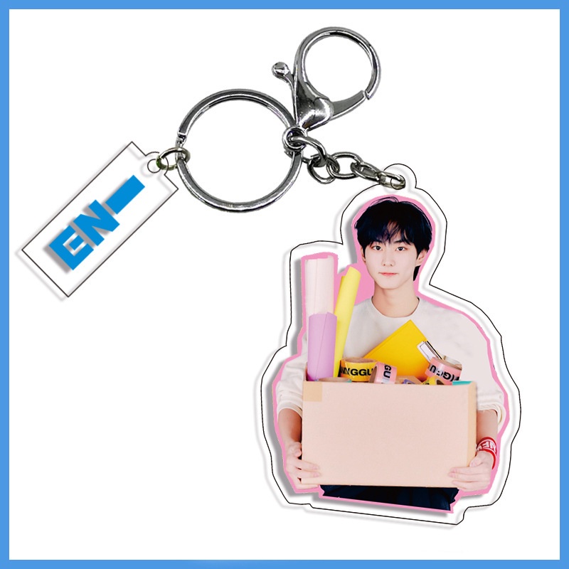 ENHYPEN Album Keychain SUNOO JUNGWON SUNGHOON JAKE JAY Acrylic Pendant ...